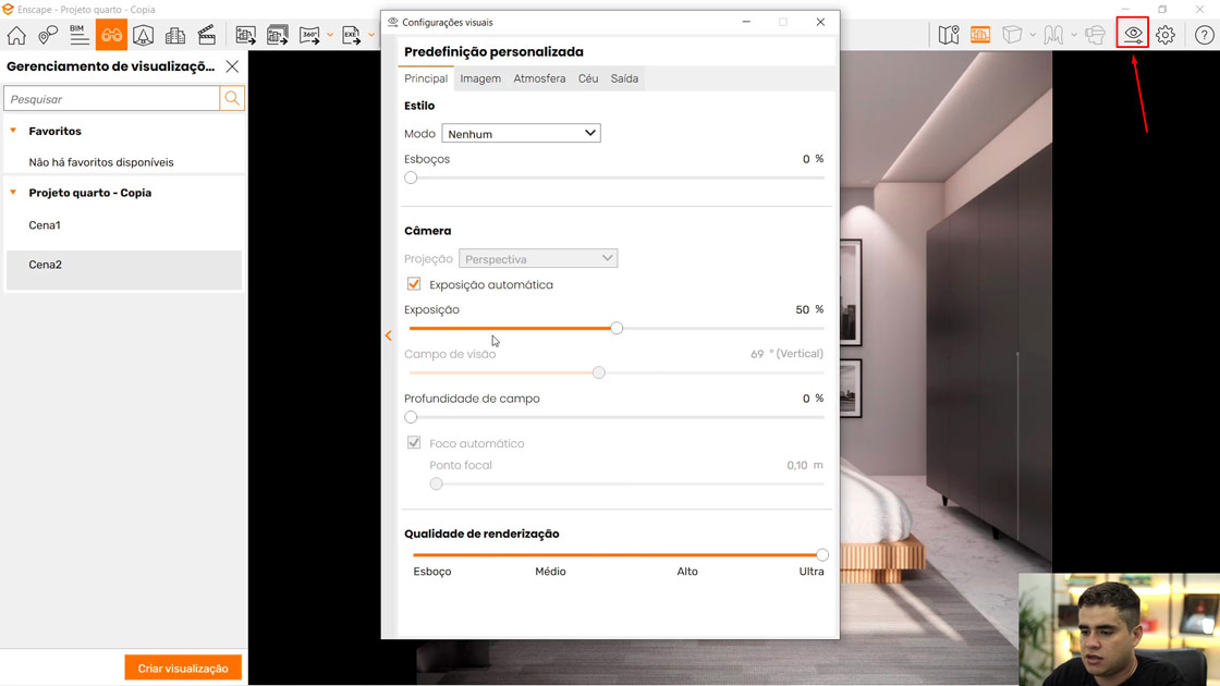 Menus do Enscape: Tudo o que você precisa saber - Arquiteto Leandro Amaral
