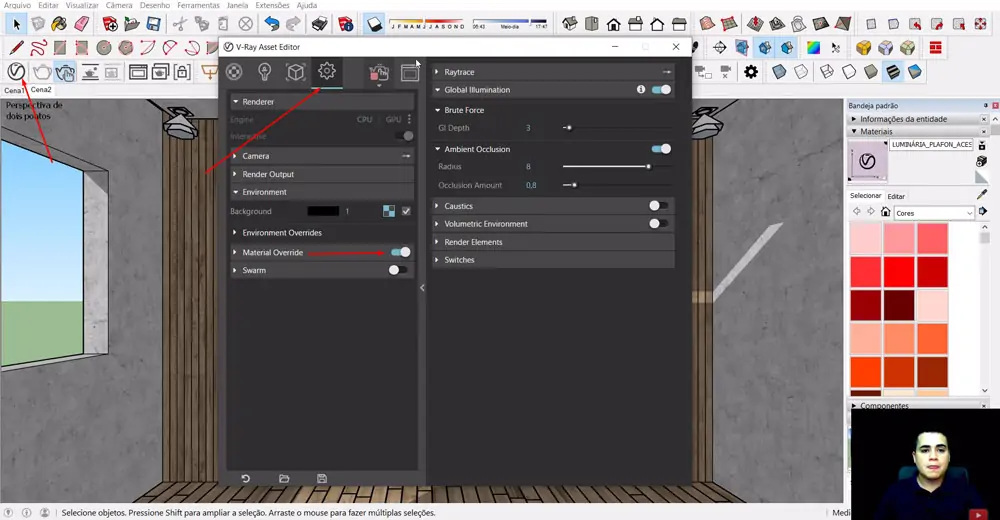 Vray Override Material: 1 Forma de melhorar a Renderização - Arquiteto ...